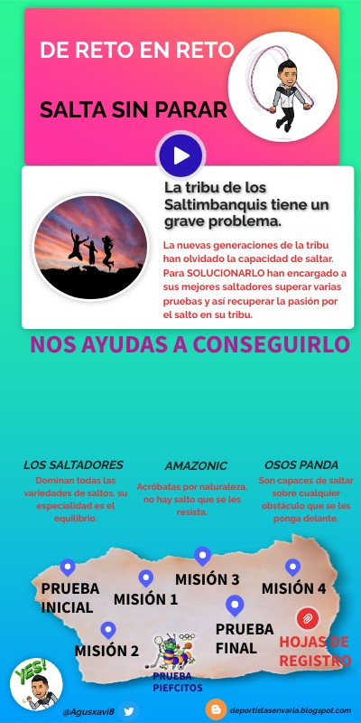 DE RETO EN RETO. SALTA SIN PARAR | Genially