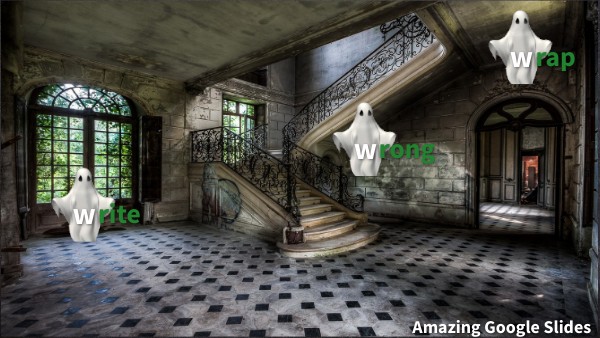 ghost letters reading | Genially