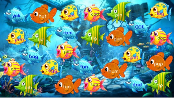 short vowels ocean | Genially