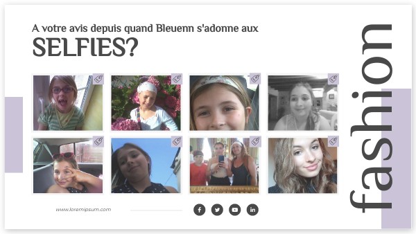 Les selfies | Genially