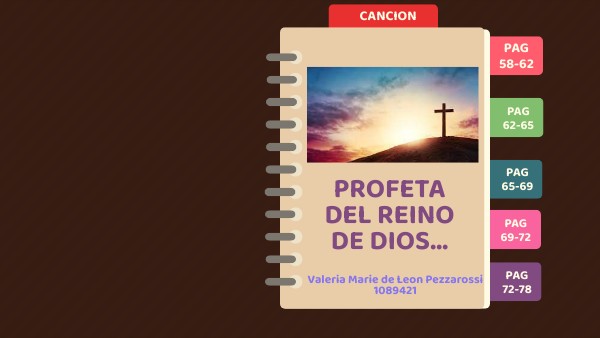PROFETA DEL REINO DE DIOS | Genially