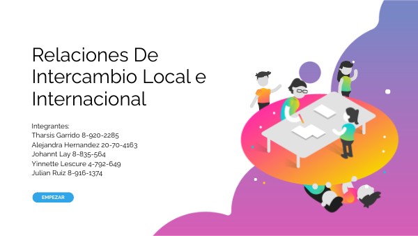 Relaciones de intercambio local e internacional | Genially