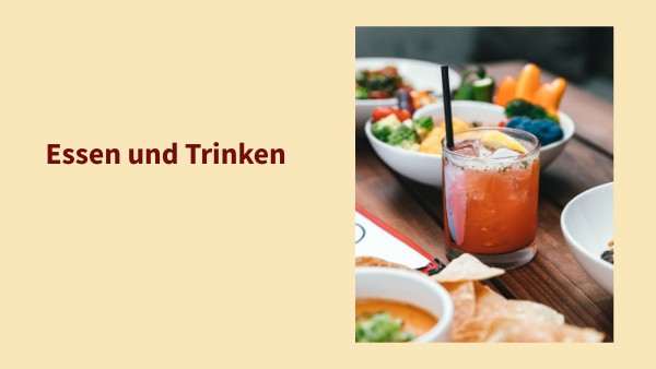Essen und Trinken | Genially
