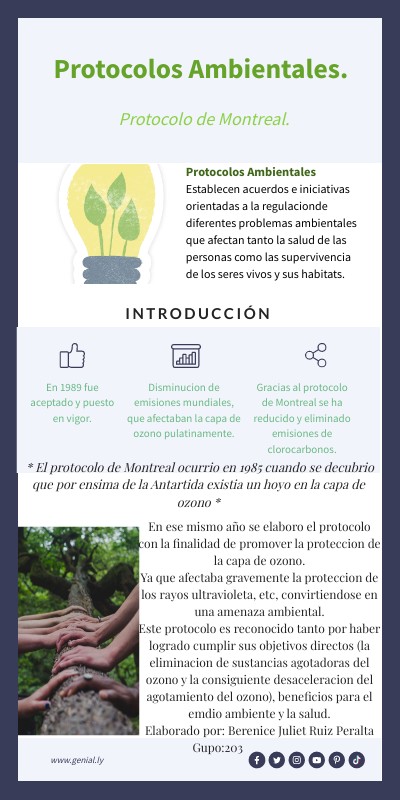 Protocolo de Montreal | Genially