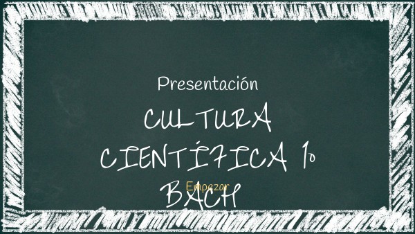 PRESENTACIÓN 1º ESO BACH | Genially