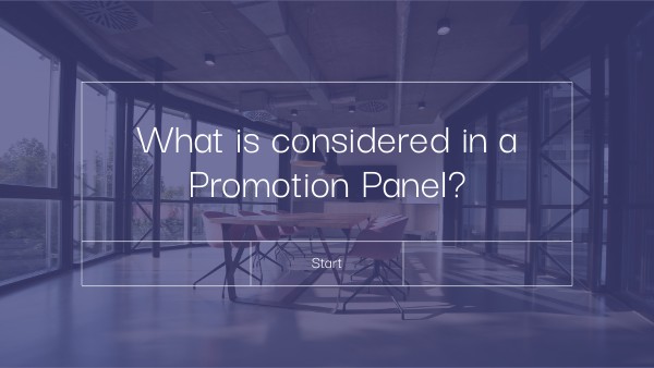 Promotion panel