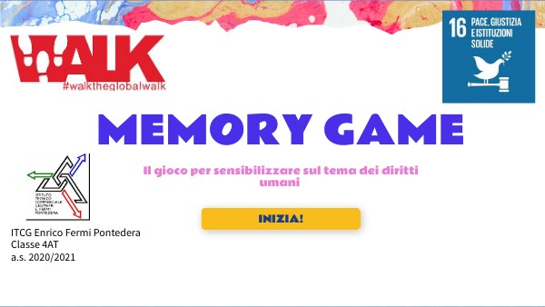 MEMORY GAME- Classe 4AT | Genially