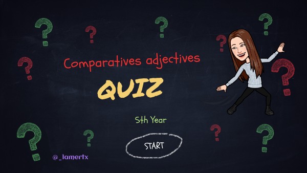 comparatives QUIZ | Genially