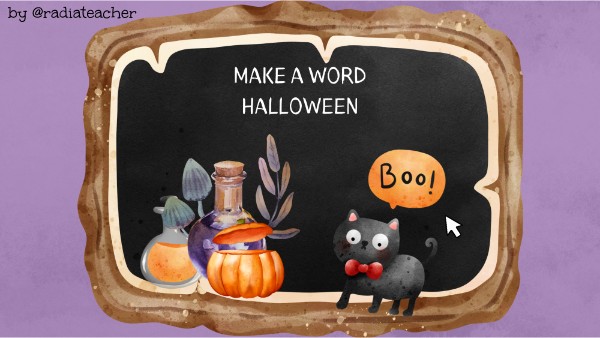 Make a word Halloween | Genially
