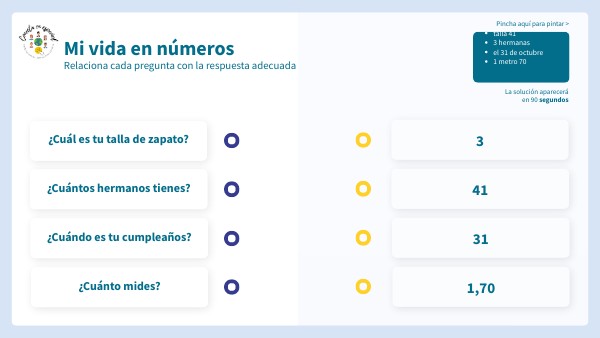 MI VIDA EN NUMEROS | Genially