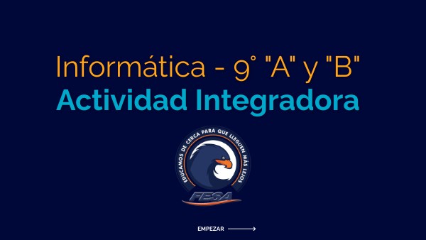 Integradora 9° | Genially