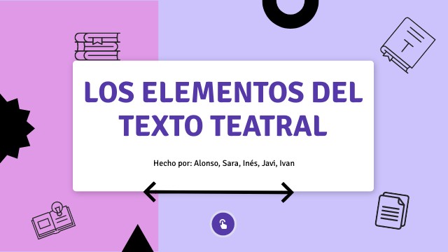 Elementos texto teatral