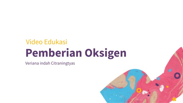Video Edukasi Pemberian Oksigen