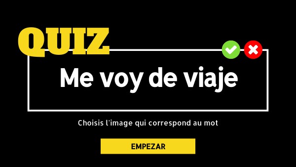 QUIZ Me voy de viaje