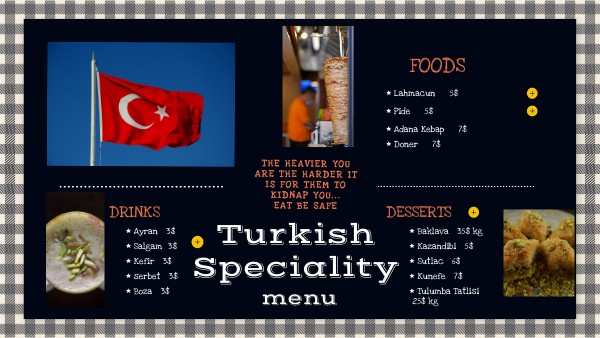 TODAY'S MENU | Genially