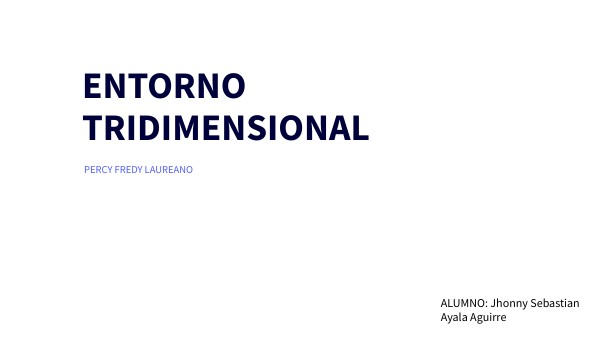 Entorno Tridimensional-1ra Práctica