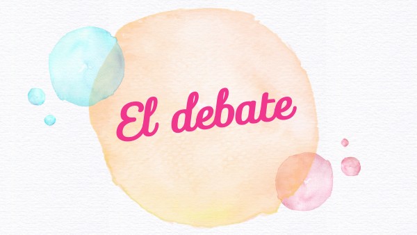El debate | Genially