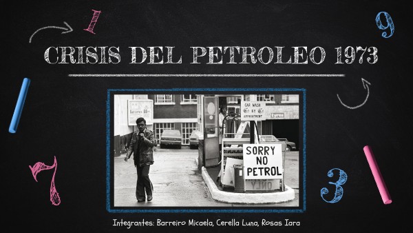Crisis del Petróleo 1973 | Genially