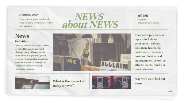 NEWSPAPER PRESENTATION | Genially