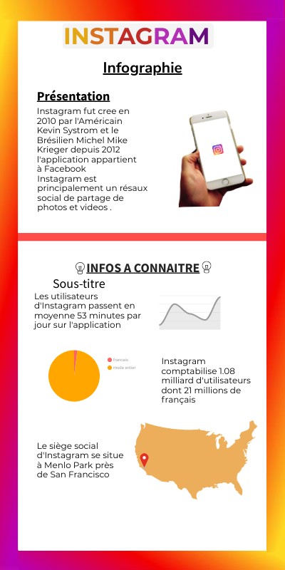 Instagram infographie