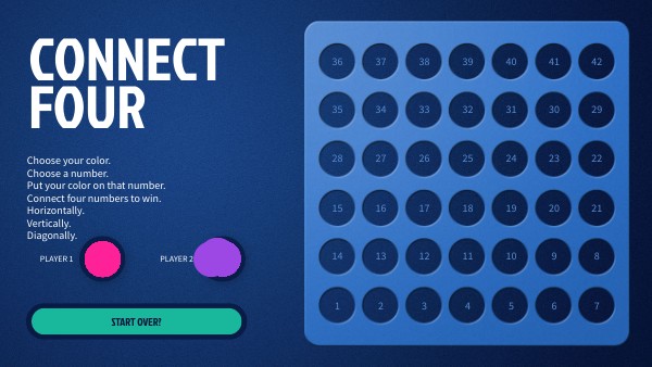 CONNECT FOUR GAME GENERAL QUESTIONS