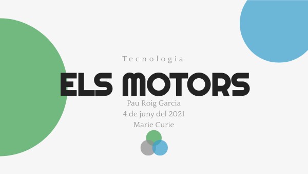 Els motors Pau Roig