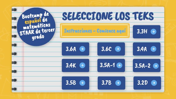 Spanish 3rd Grade Math Bootcamp | Genially