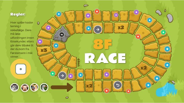 Algebra RACE | Genially