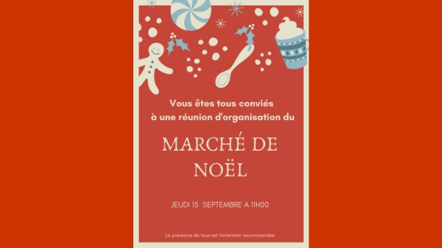 Présentation du projet du marché de Noel | Genially