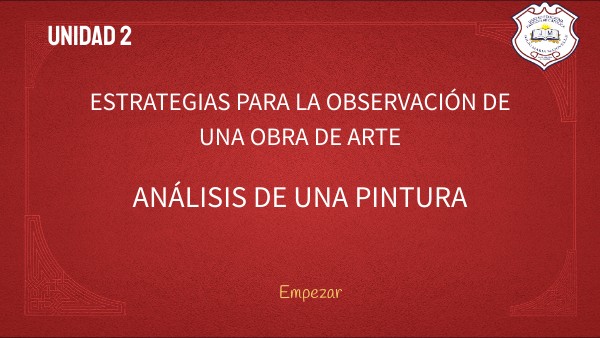 2C ANALISIS DE UNA PINTURA | Genially