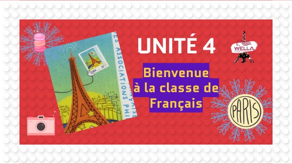 Unité 4 classe #9 Les couleurs en francais | Genially