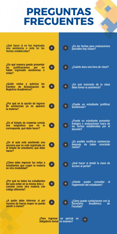 PREGUNTAS FRECUENTES