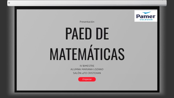 PAED de matemática