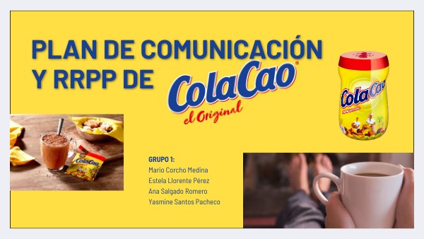 PRESENTACIÓN RRPP ESPECIALIZADAS - Grupo 1 | Genially