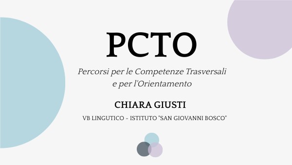 PowerPoint PCTO (maturità)