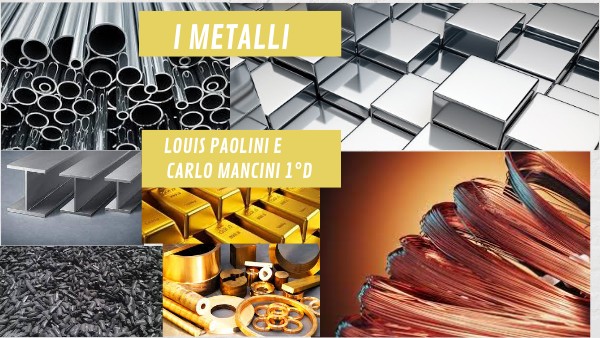PRESENTAZIONE SUI METALLI