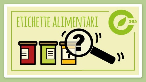 etichette e alimentazione | Genially