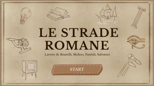 la strade romane | Genially