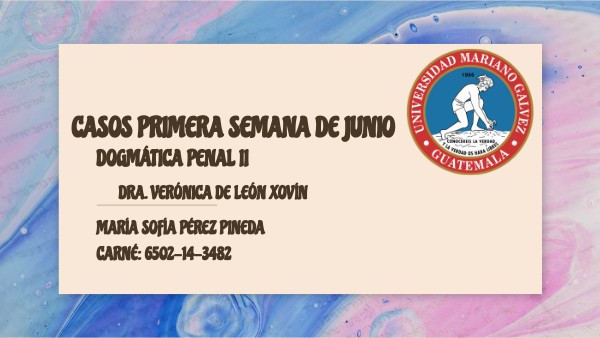CASOS PRIMERA SEMANA DE JUNIO | Genially