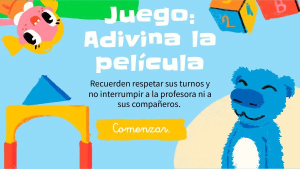 Juego: Adivina la película.