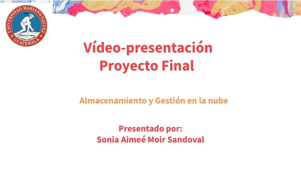 Presentación Proyecto Final