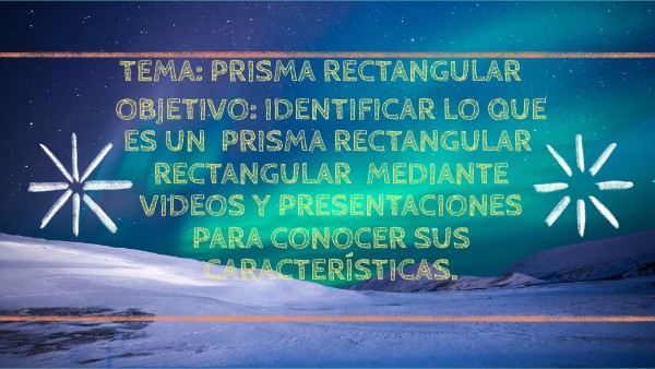 MATEM. PRISMA RECTANGULAR P2 Q1 | Genially