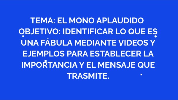 LL EL MONO APLAUDIDO 1P 2Q | Genially