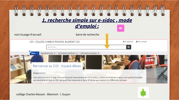 1. recherche e-sidoc : fonctions de base de base