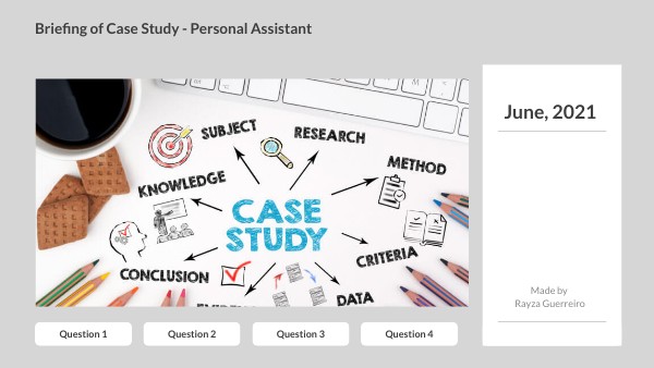 Briefing of Case Study | Genially