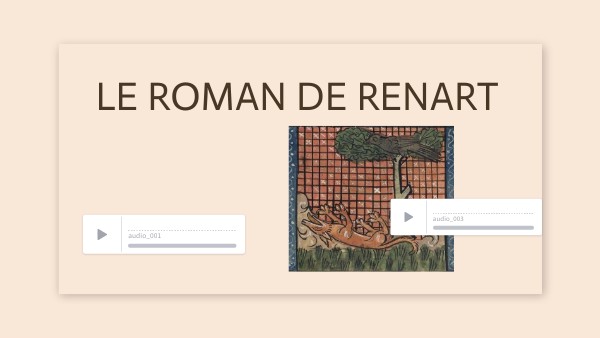 roman de renart | Genially