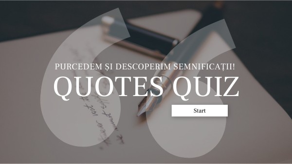 QUOTES QUIZ