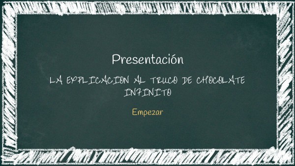 Chocolate infinito | Genially