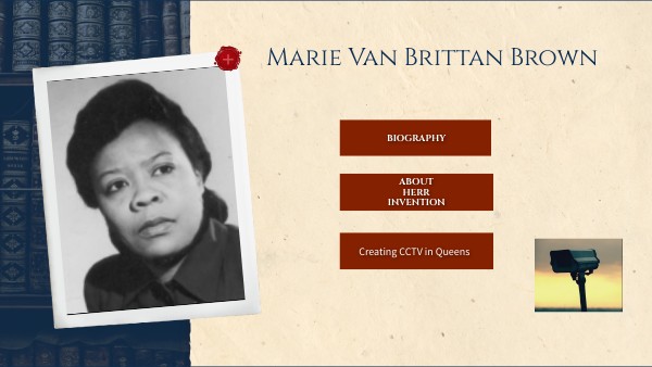 Marie Van Brittan Brown