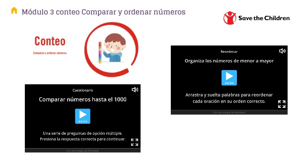 módulo 3 conteo Comparar y ordenar números | Genially